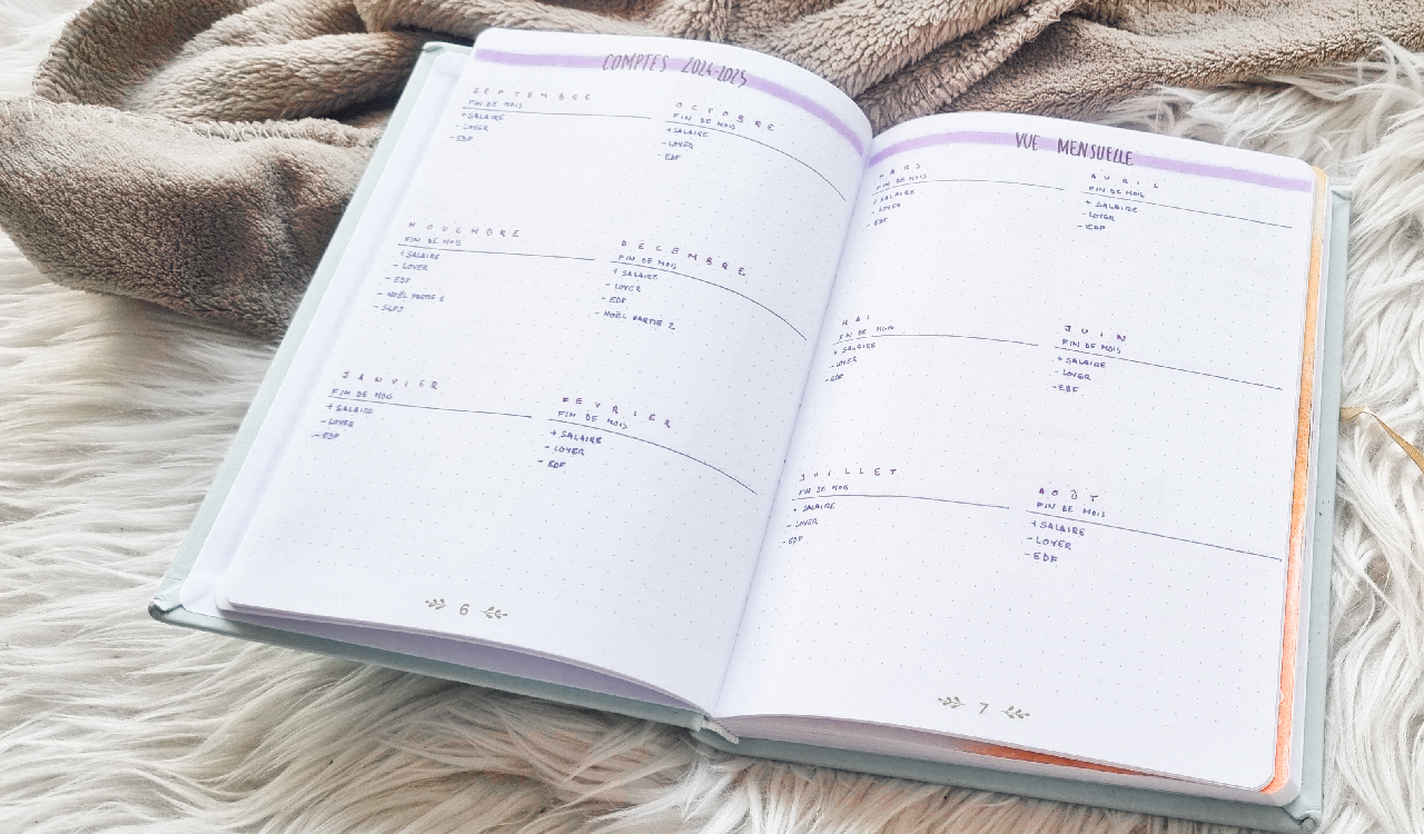 Gérer ses finances avec son Bullet Journal - Lisly s world